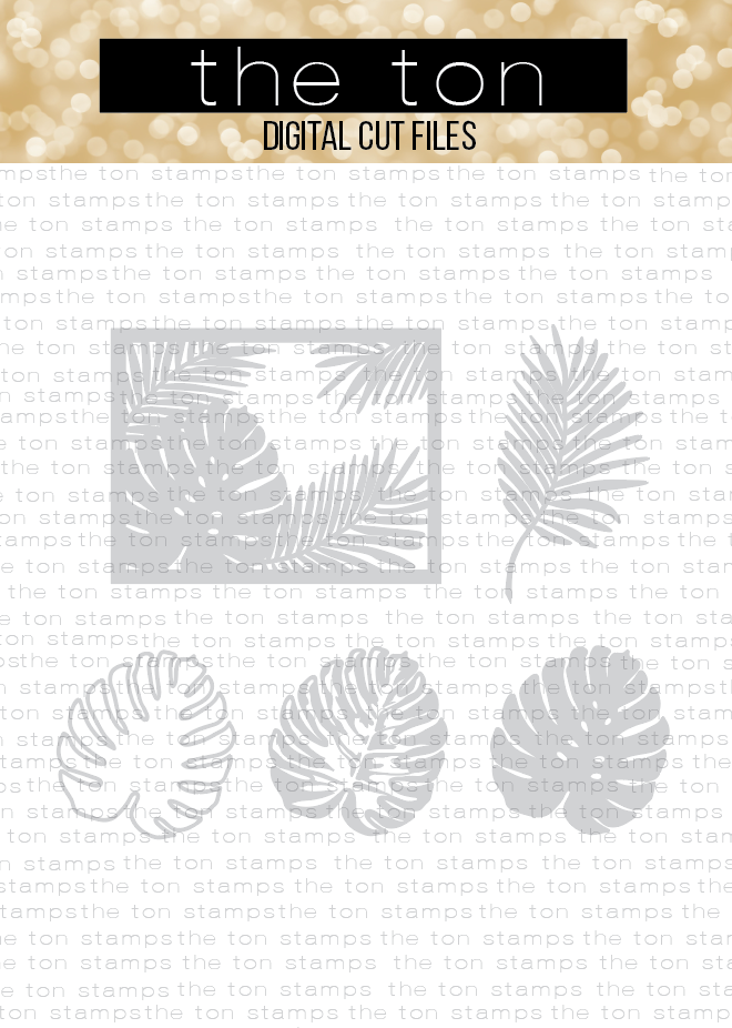 monstera leaf pattern svg