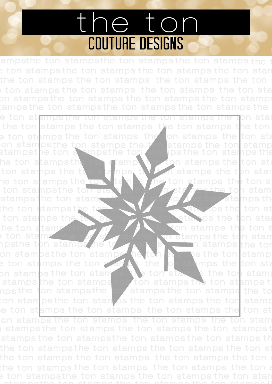 Jumbo Snowflake 2 Stencil | The Ton