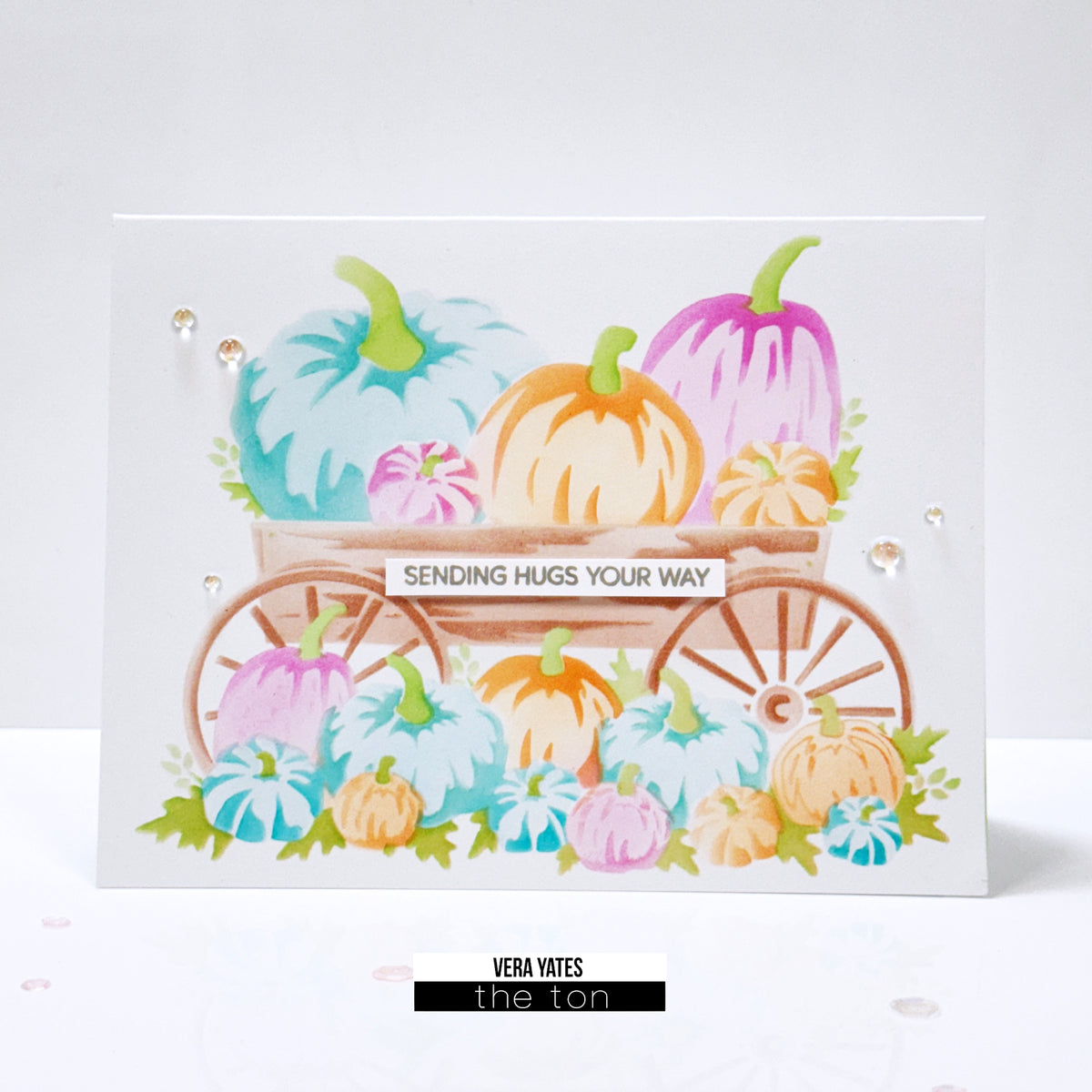 Pumpkin Wagon Layering Stencils | The Ton