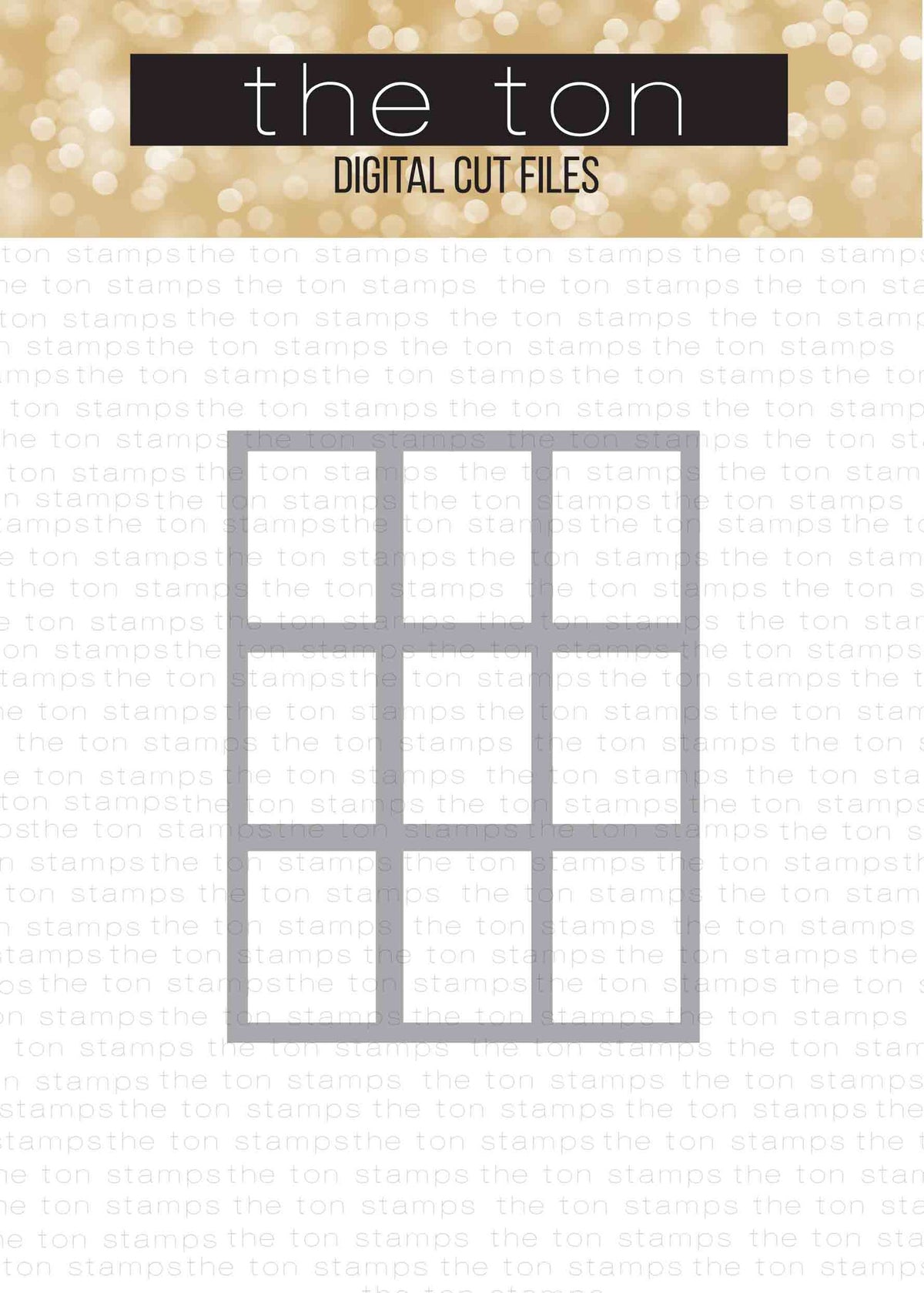 Brady Bunch Window SVG Cut File | The Ton