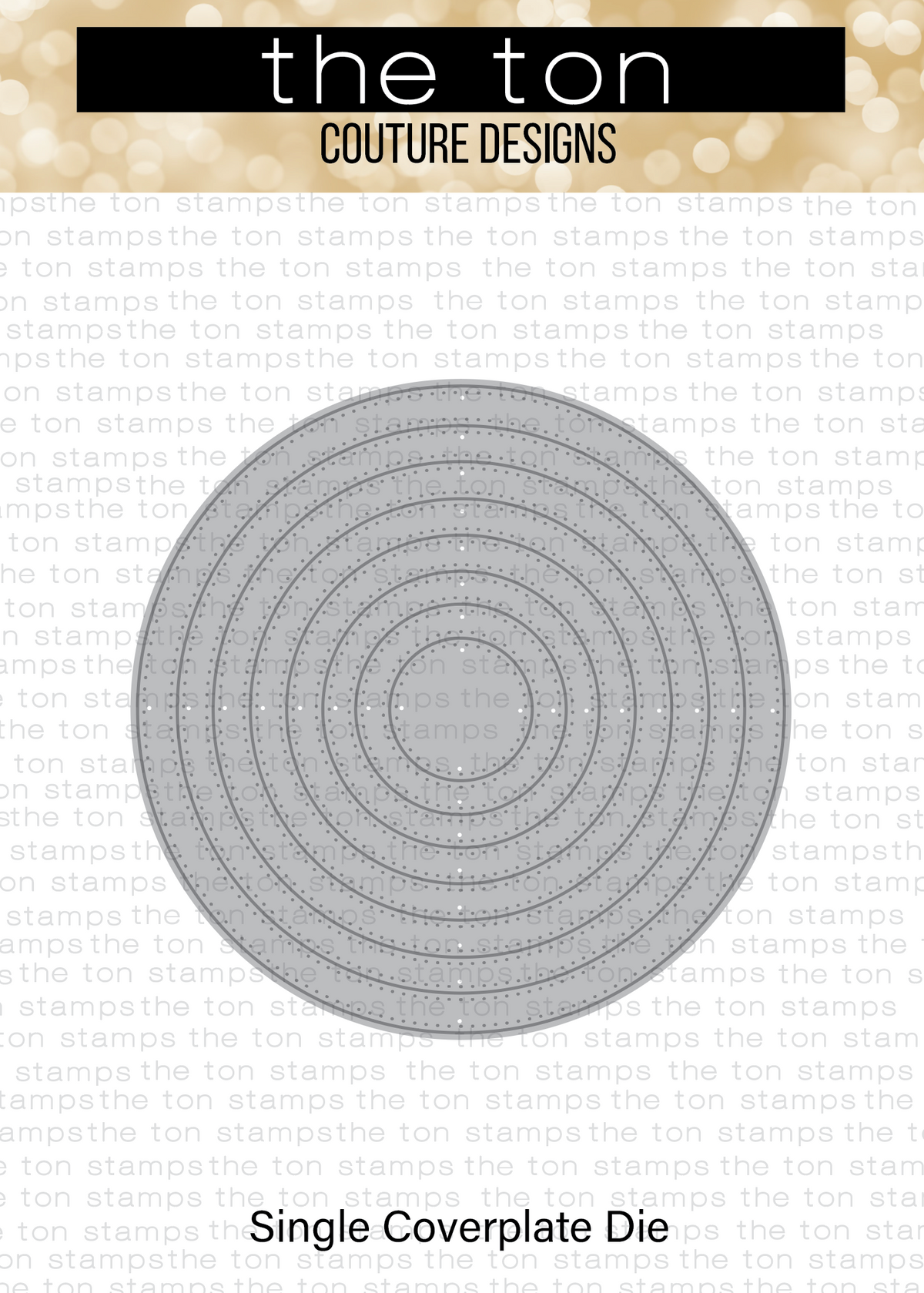 Double Pierced Circle Coverplate Die | The Ton