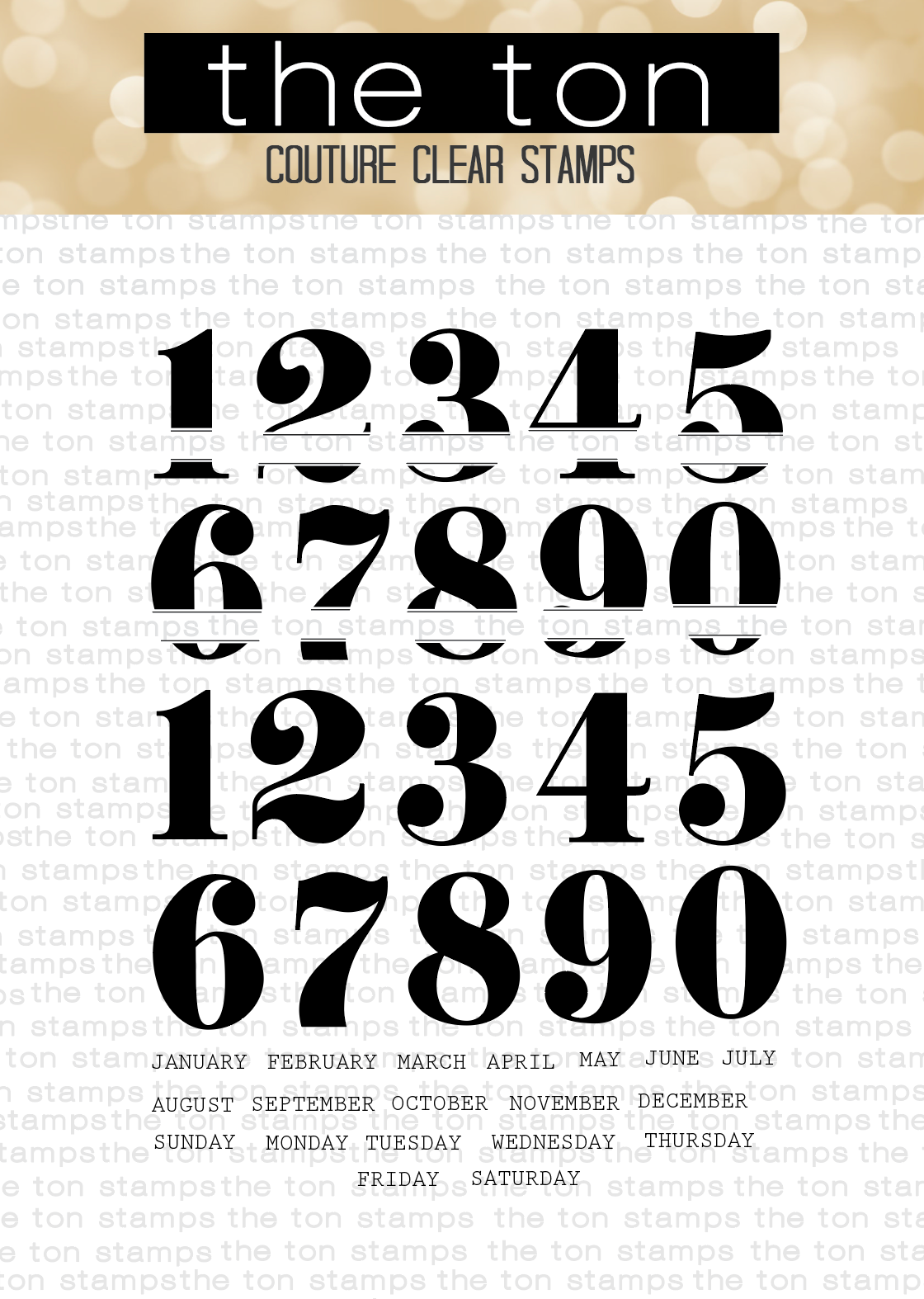 Fill It In Classic Numbers | The Ton