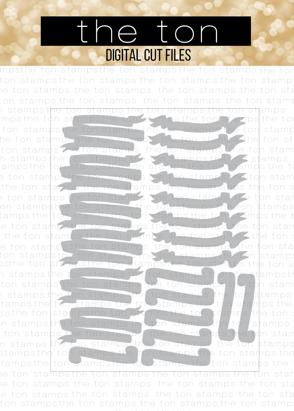 Banners - Basic Coordinating Cut File | The Ton