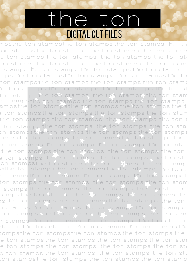 Stars All Over Stencil SVG Cut File | The Ton