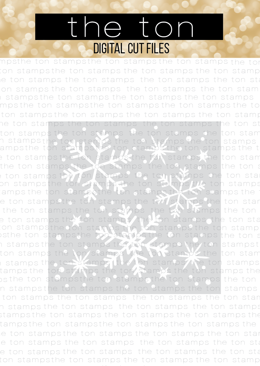 Snowflake Stencil SVG Cut File | The Ton
