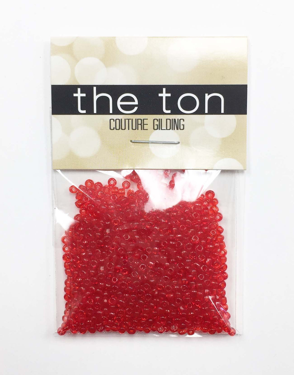 Apple Red Seed Beads | The Ton