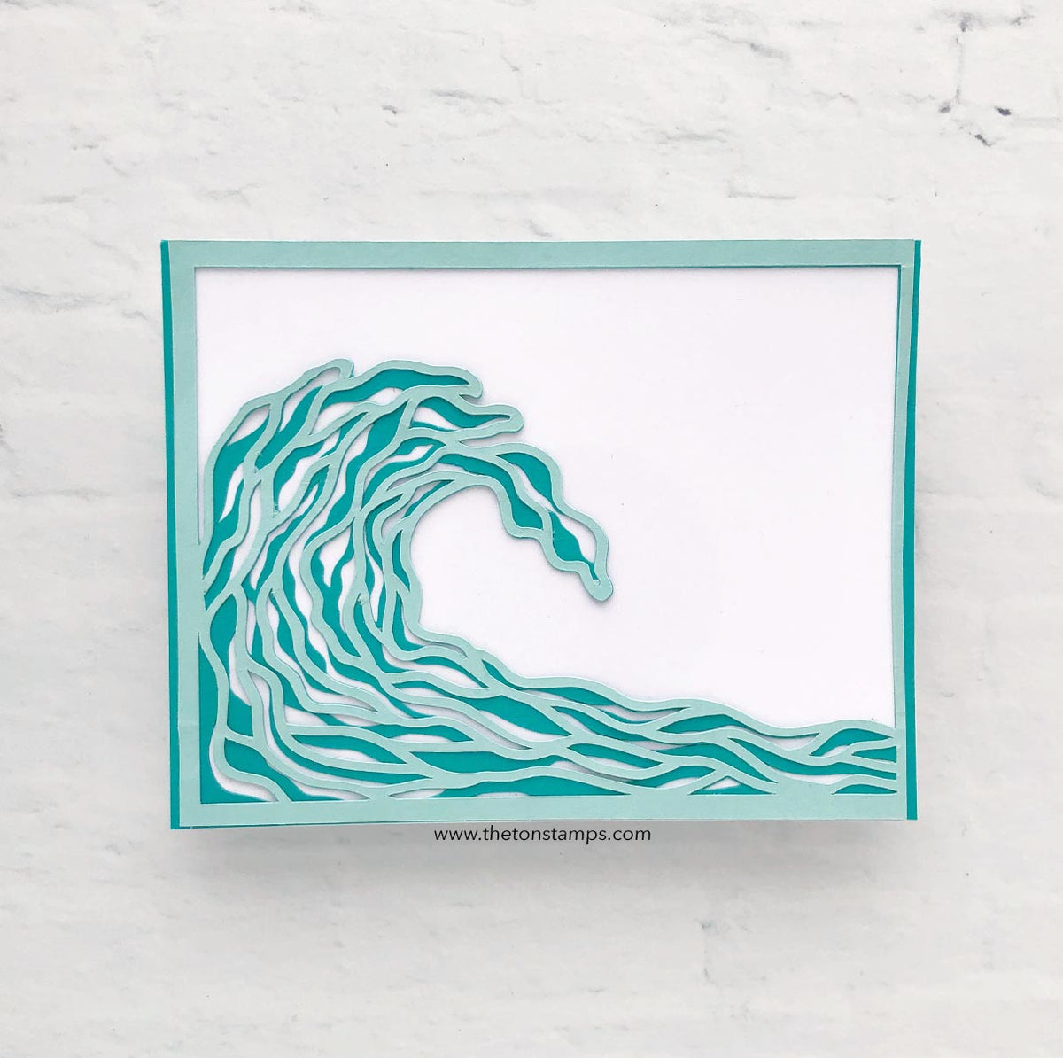 Crashing Wave Layering Coverplates SVG Cut File | The Ton