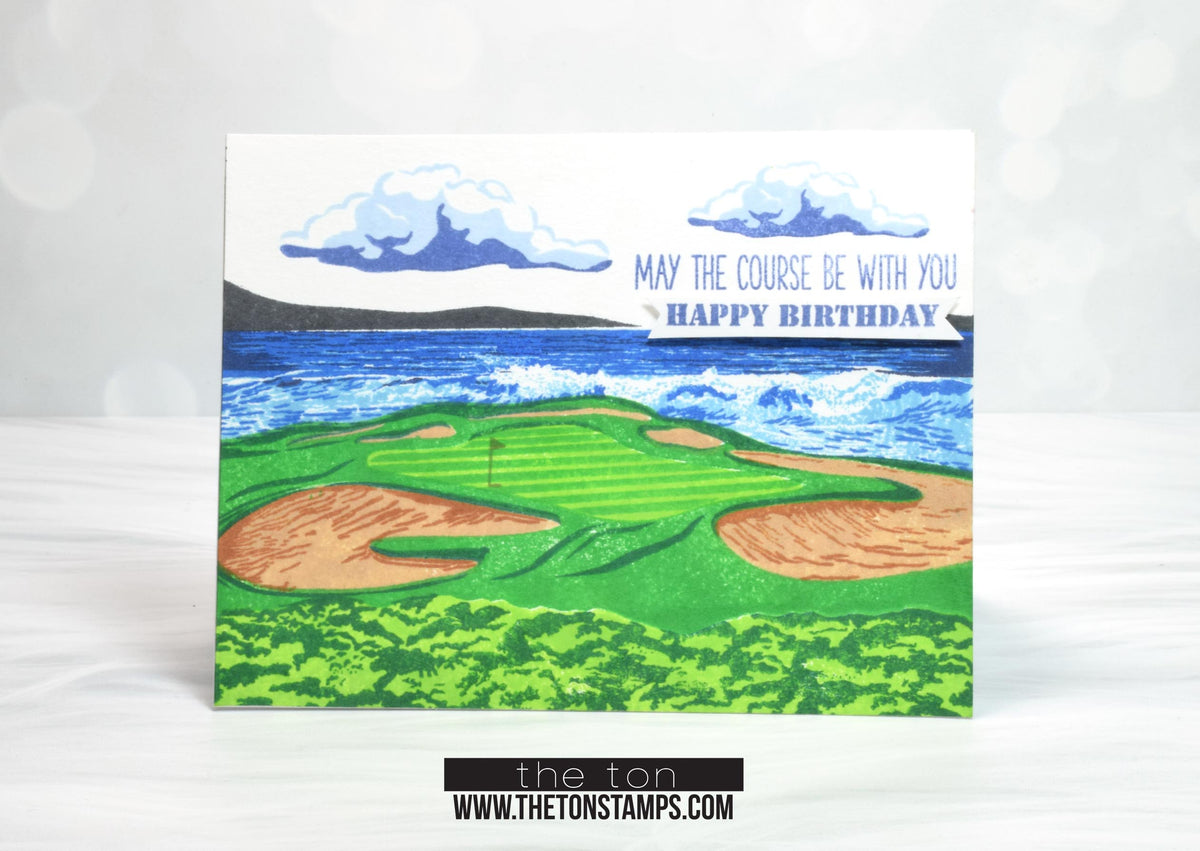 Golf Course Layering Stamps (Two 6x8 sets) | The Ton