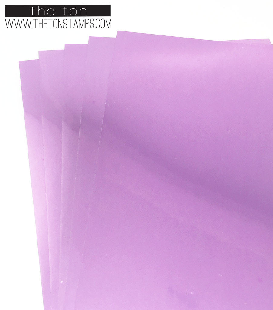 Adhesive Foil Paper - Light Pink (3.9in x 9in) | The Ton