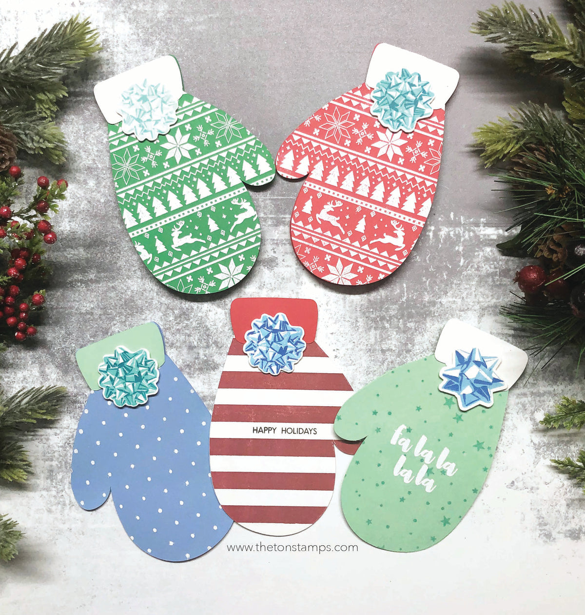 Mitten Cardbase SVG Cut File | The Ton
