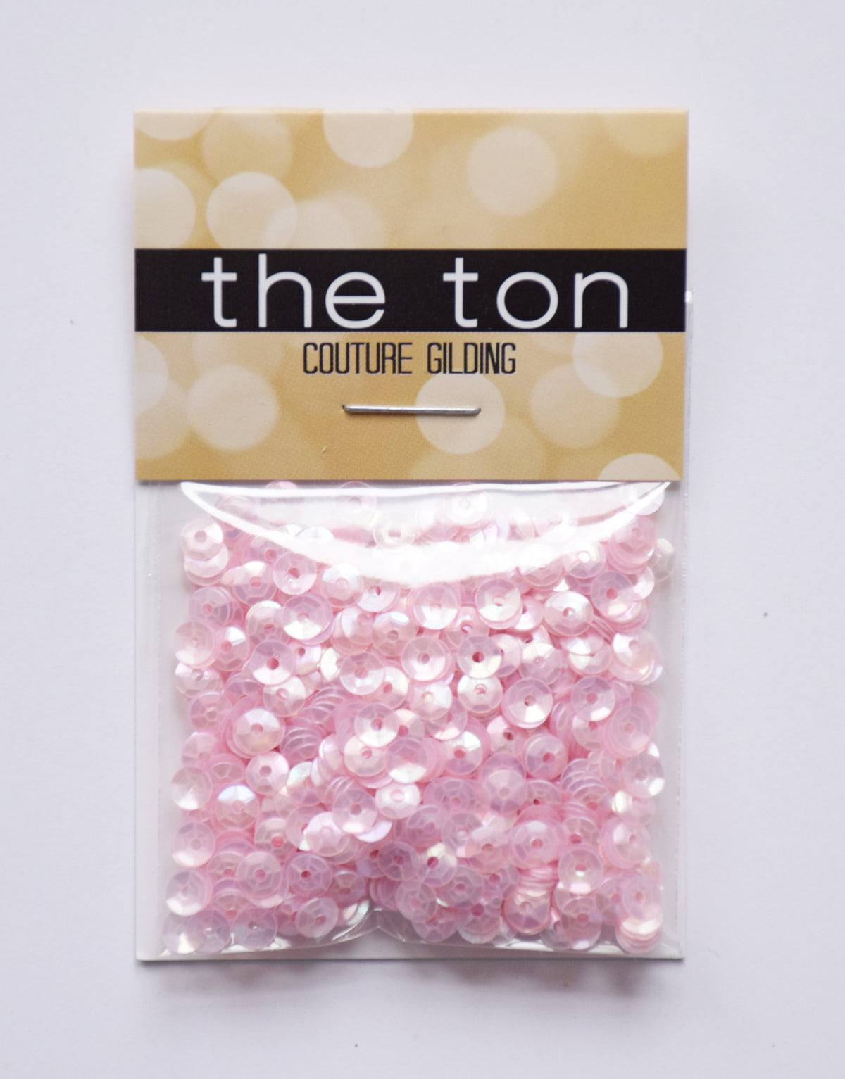 Pastel Pink Sequins - 4mm | The Ton